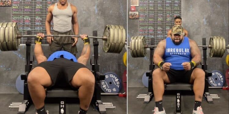 Julius Maddox, A Powerlifting Phenom Smashes 730-lb Raw Bench Press ...