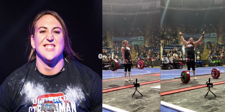 Lucy Underdown Smashes 305-kg (672.4-lb) Kratos Bar Deadlift World ...