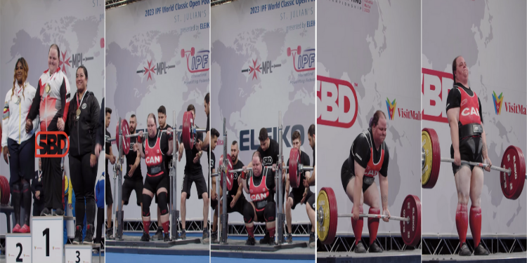 Brittany Schlater (Weight Class: +84KG) Sets New Total World Record with 693.5-kg (1,528.9-lb ...