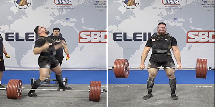 Etienne El Chaer: Powerlifter (120KG) Breaks Raw Deadlift & Total IPF Junior World Records ...