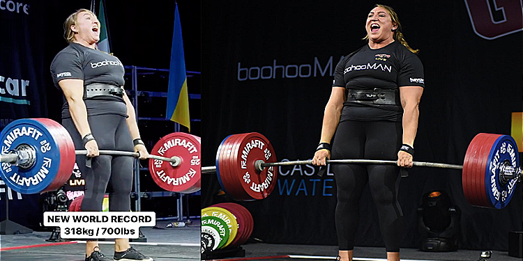Lucy Underdown Achieves Strongwoman 701-lb (320-kg) Deadlift Record ...