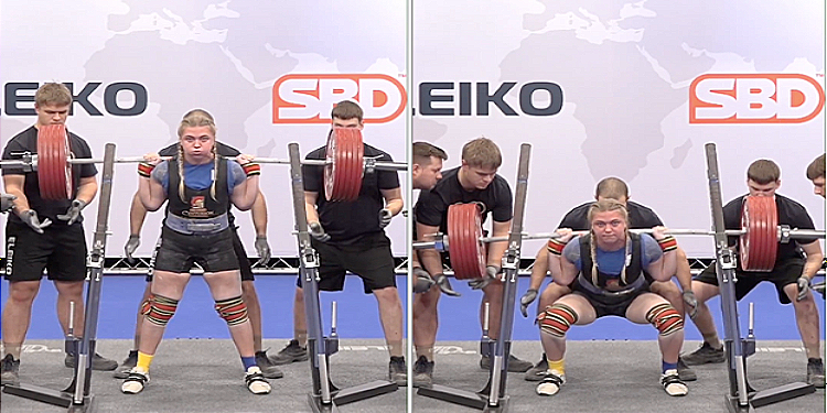 Daria Rusanenko Squat IPF - colosseumstrength.com